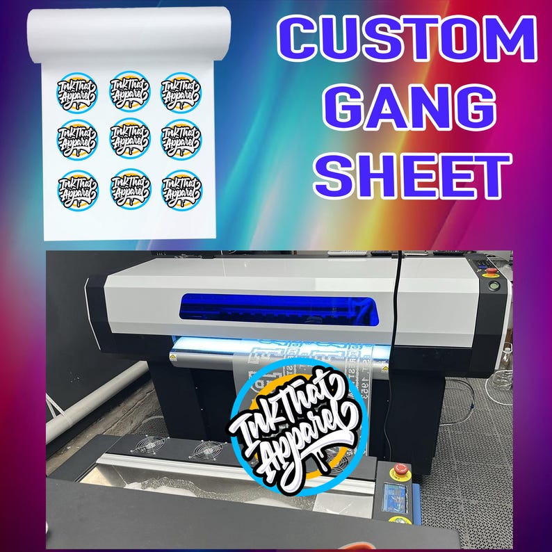 DTF Gang Sheet, Custom DTF Transfers, Direct to Film, Dtf Roll, Dtf Prints, Custom Heat Transfer ...