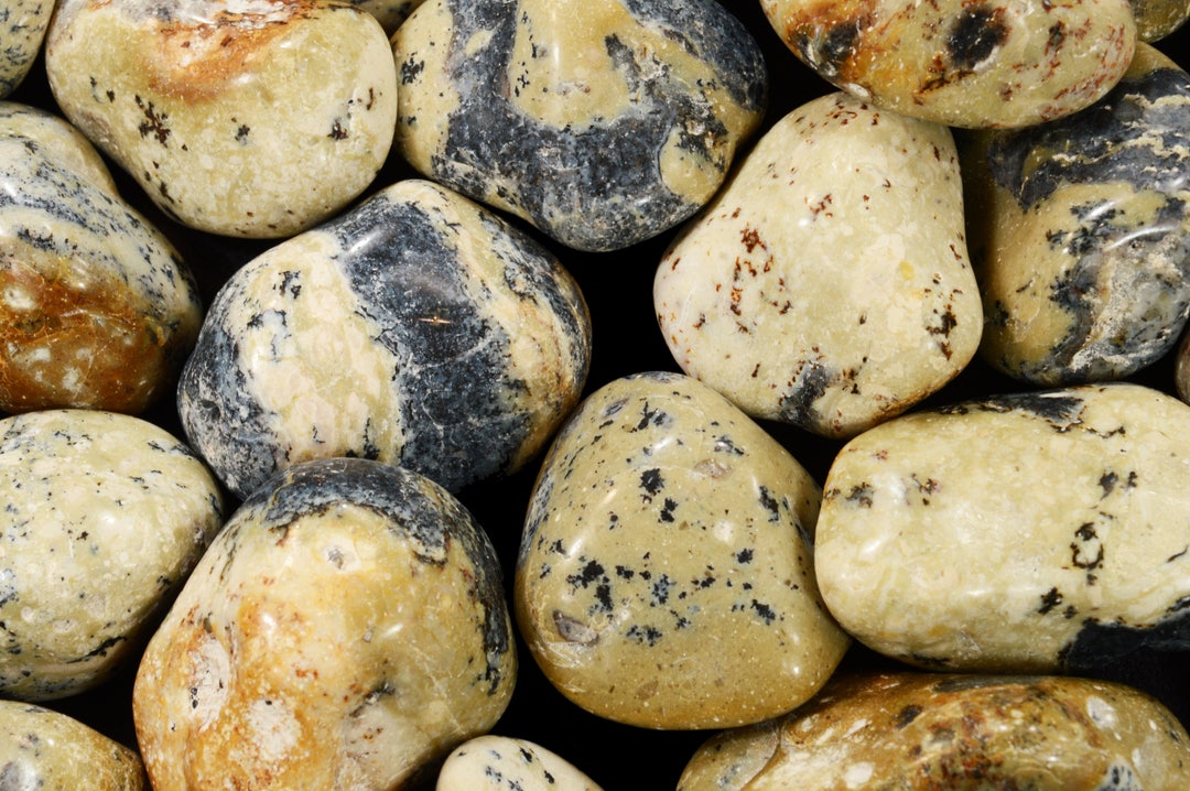 Dendrite Agate Crystal 2 Inch Tumbled Polished Rocks and - Etsy