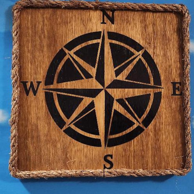 Compass Rose Sign - Etsy