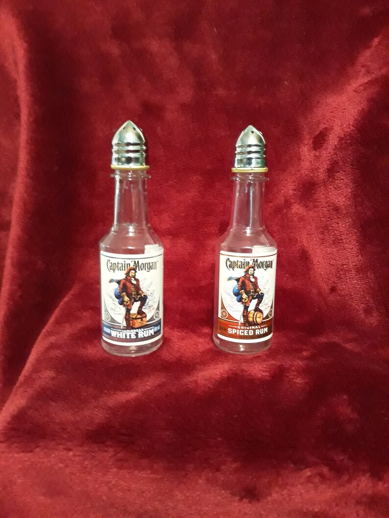 Captain Morgan Salt & Pepper Shakers-pirate Decorpirate - Etsy