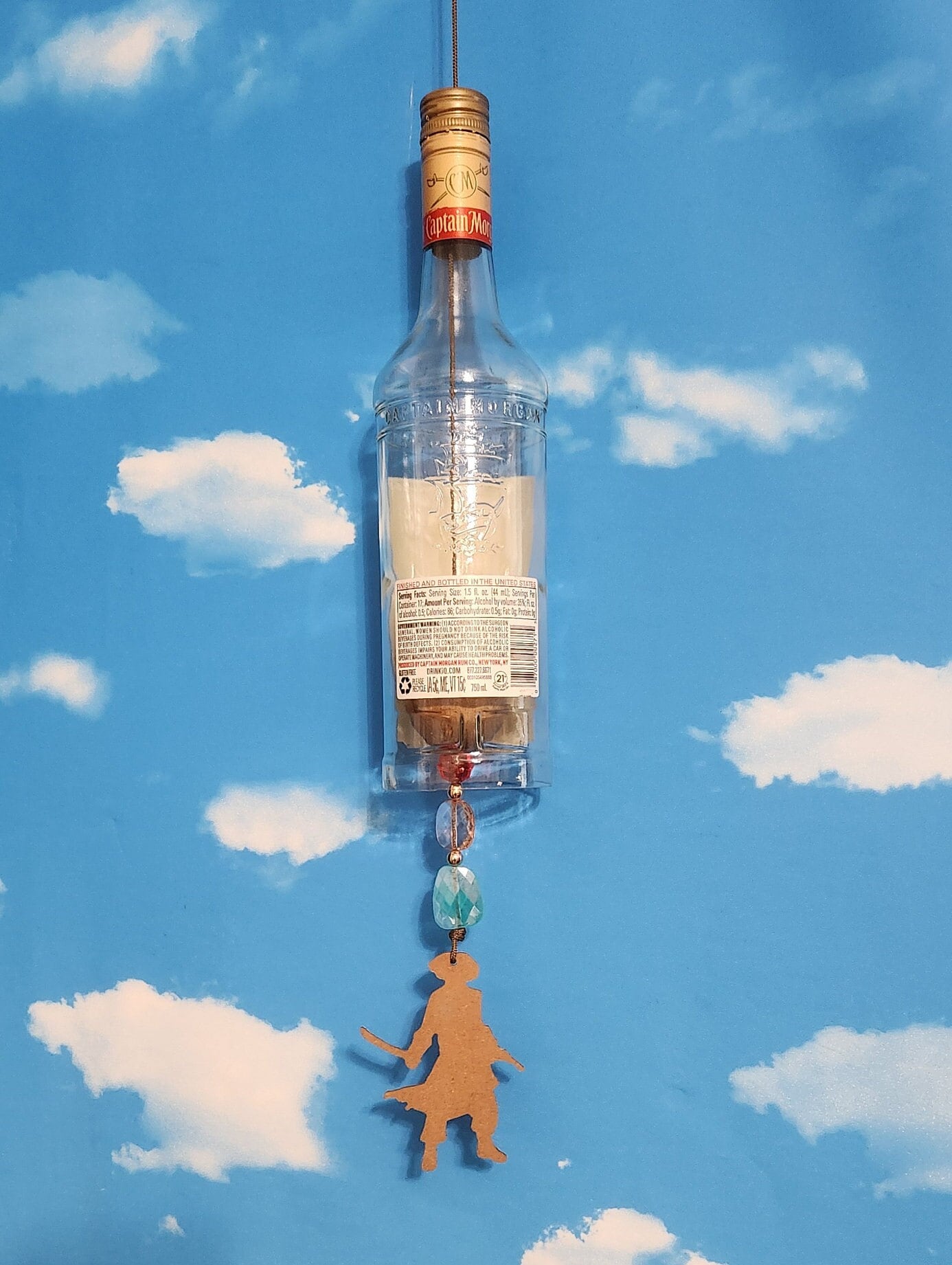 Captain Morgan Pirate Wind Chime-pirate,pirate Decor,pirate Gift,pirate ...