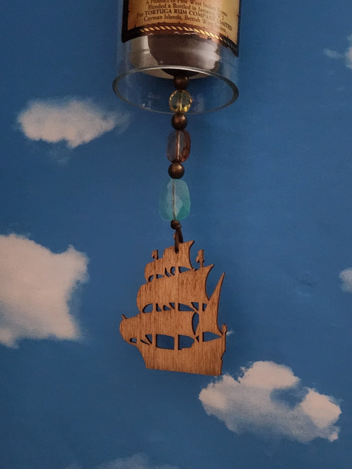 Tortuga Rum Wind Chime-pirate Décor,pirate,pirate Wind Chime,pirate ...
