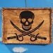 Pirates Ye Be Warned Sign-pirate Sign , Pirate Decor, Pirate Decoration ...