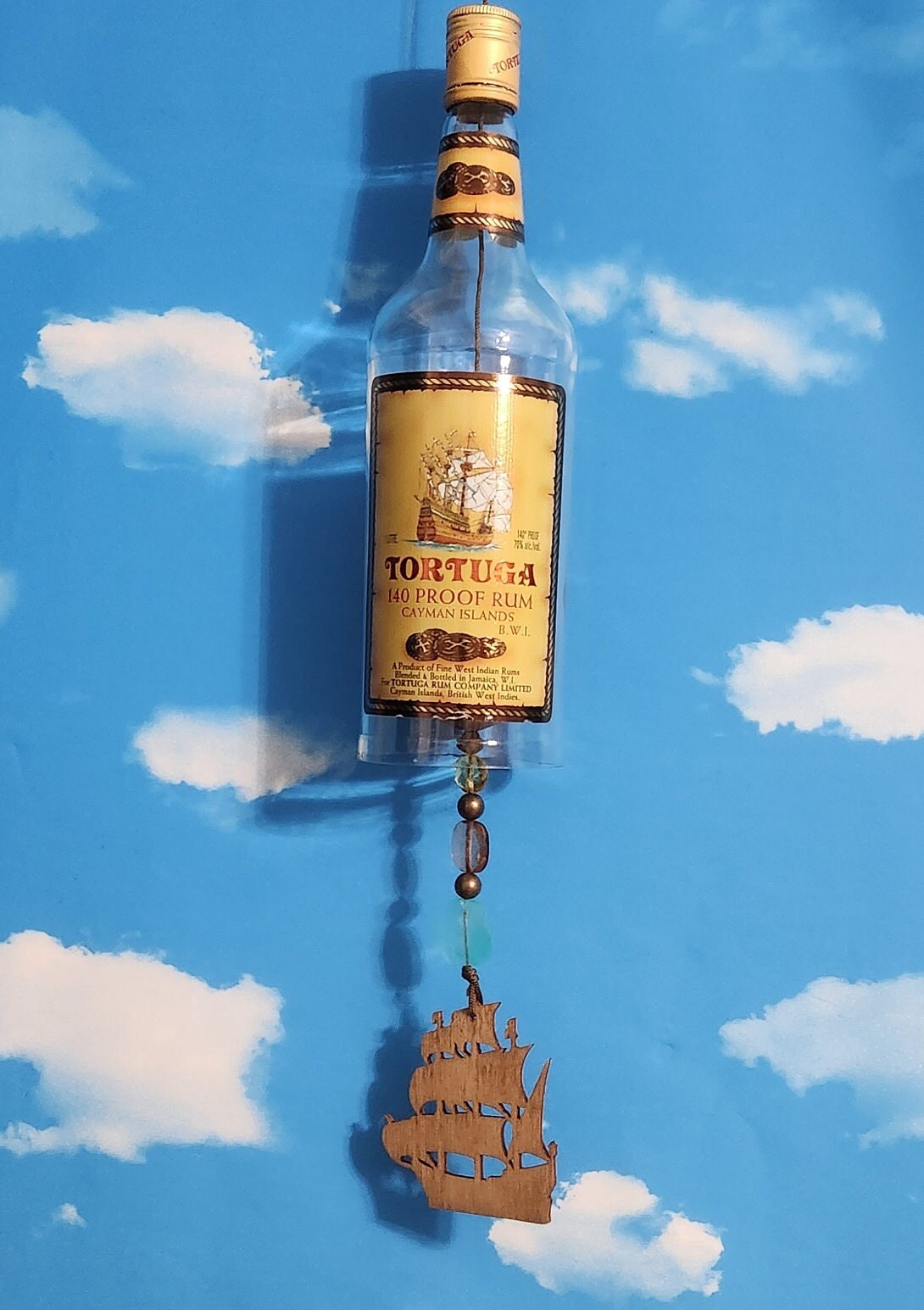 Tortuga Rum Wind Chime-pirate Décor,pirate,pirate Wind Chime,pirate ...