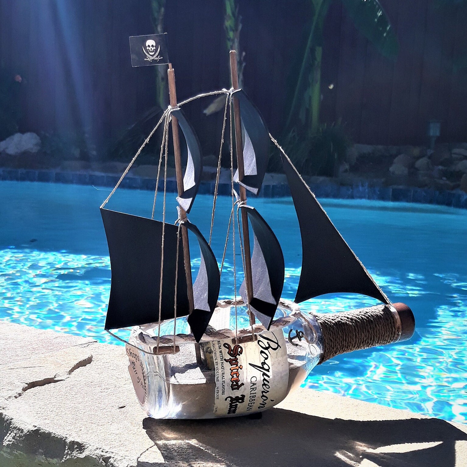 Boqueron Rum Pirate Ship-pirate Décorpiratepirate - Etsy