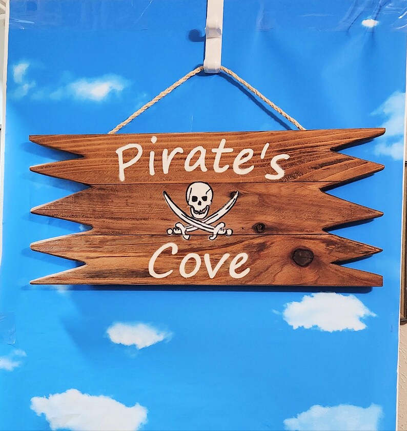 Pirates Cove Sign-pirate Sign , Pirate Decor, Pirate Decoration, Pirate ...