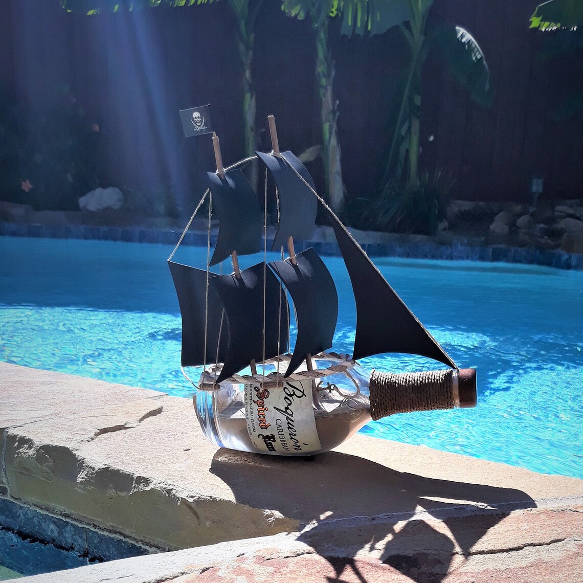 Boqueron Rum Pirate Ship-pirate Décorpiratepirate - Etsy