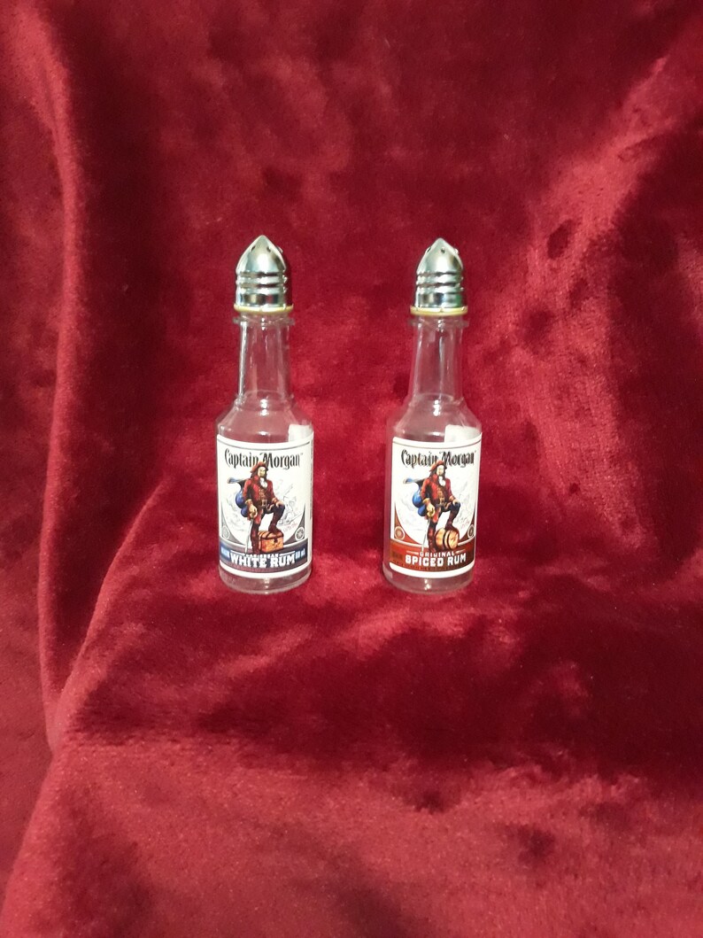 Captain Morgan Salt & Pepper Shakers-pirate Decorpirate - Etsy