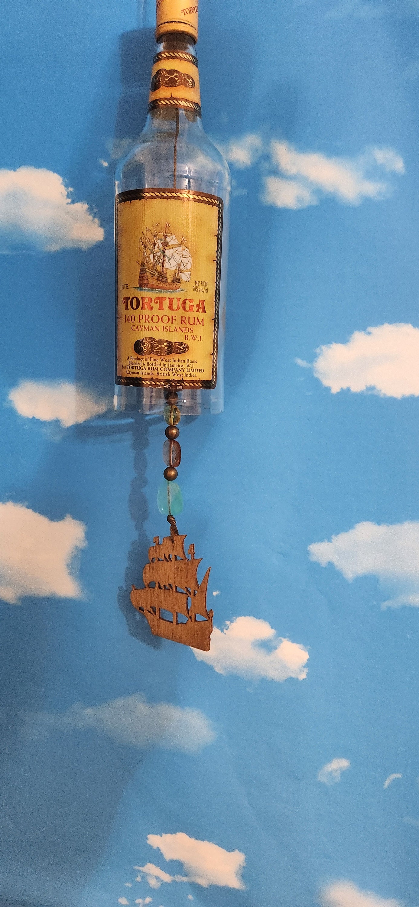 Tortuga Rum Wind Chime-pirate Décor,pirate,pirate Wind Chime,pirate ...