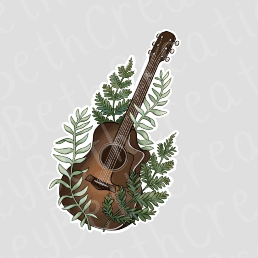 The Last of Us Sticker | Ellie’s Guitar | Tlou Sticker | Waterproof ...