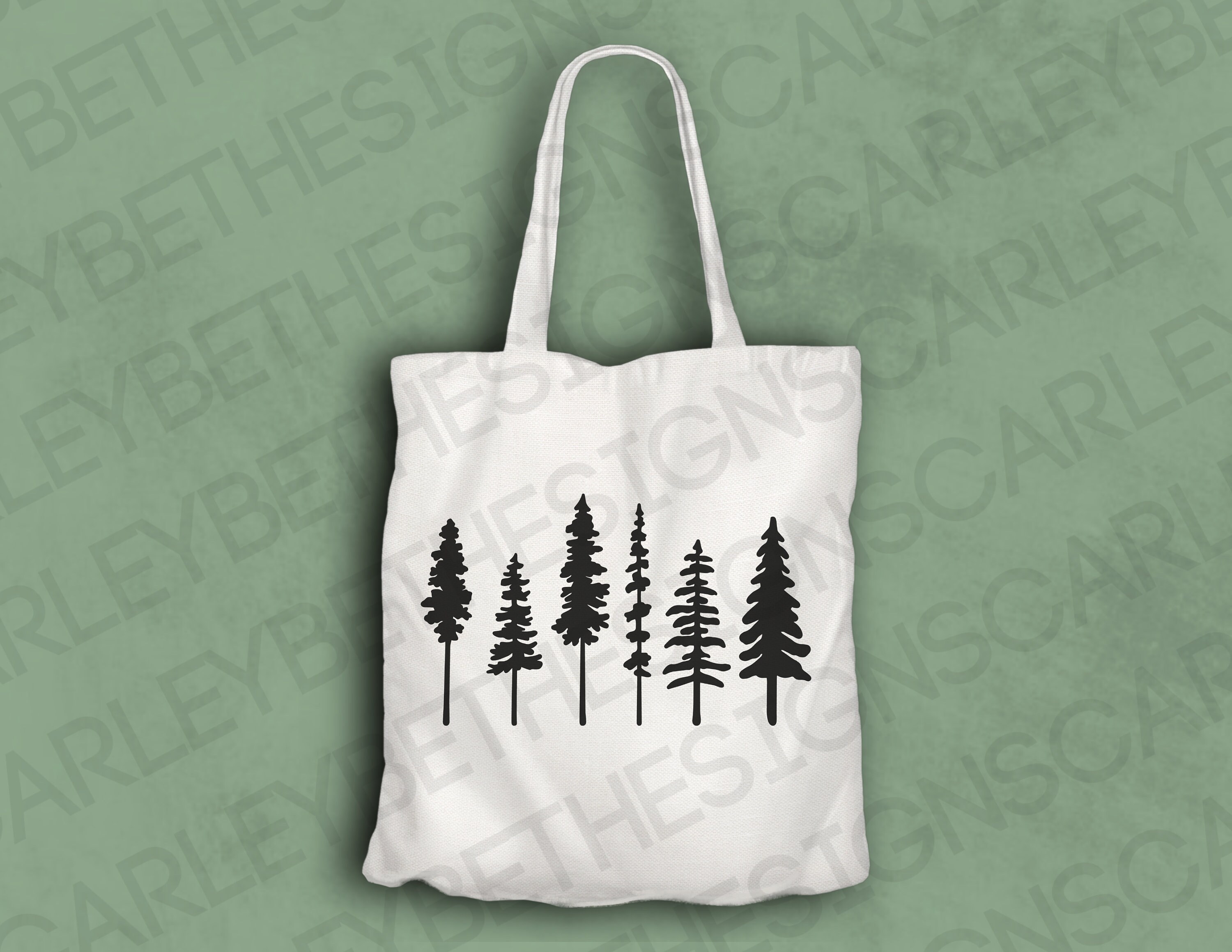 Tree Line SVG PNG Digital Download - Etsy