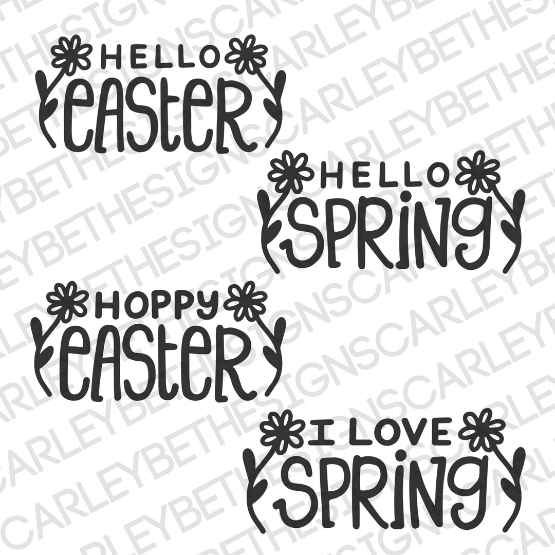 Easter Spring Bundle Svg/png | Png Bundle | Svg Bundle | Digital ...