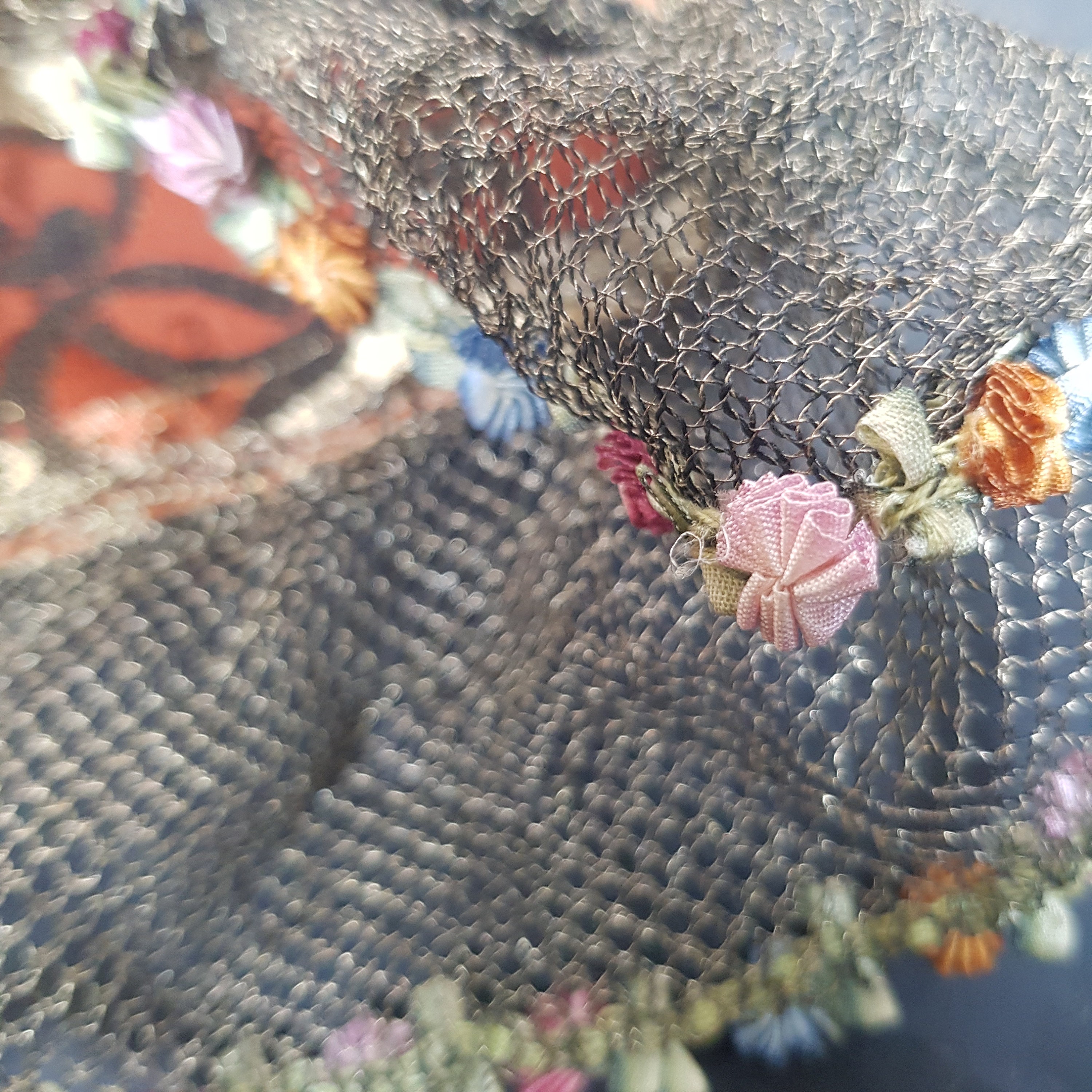 Boudoir Cap in Bronze Metallic Thread Striking | Etsy