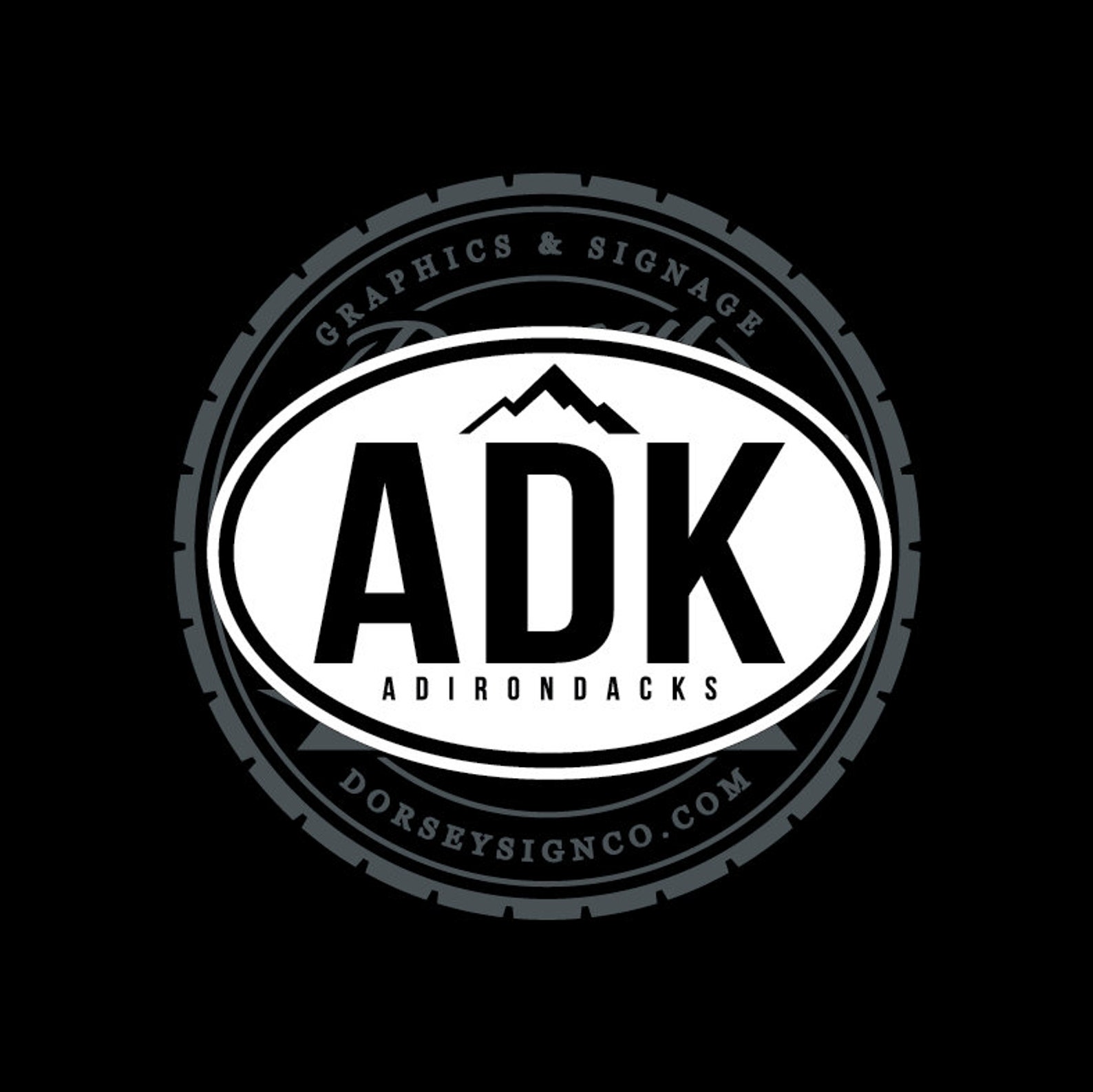 ADK Sticker Free Shipping / Adirondacks Sticker / ADK | Etsy