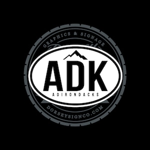 ADK Sticker Free Shipping / Adirondacks Sticker / ADK Mountain Sticker ...