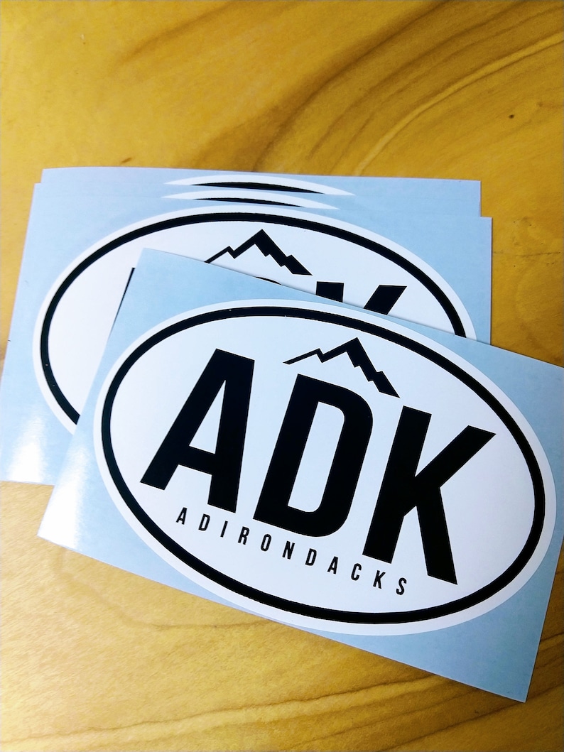 ADK Sticker Free Shipping / Adirondacks Sticker / ADK - Etsy