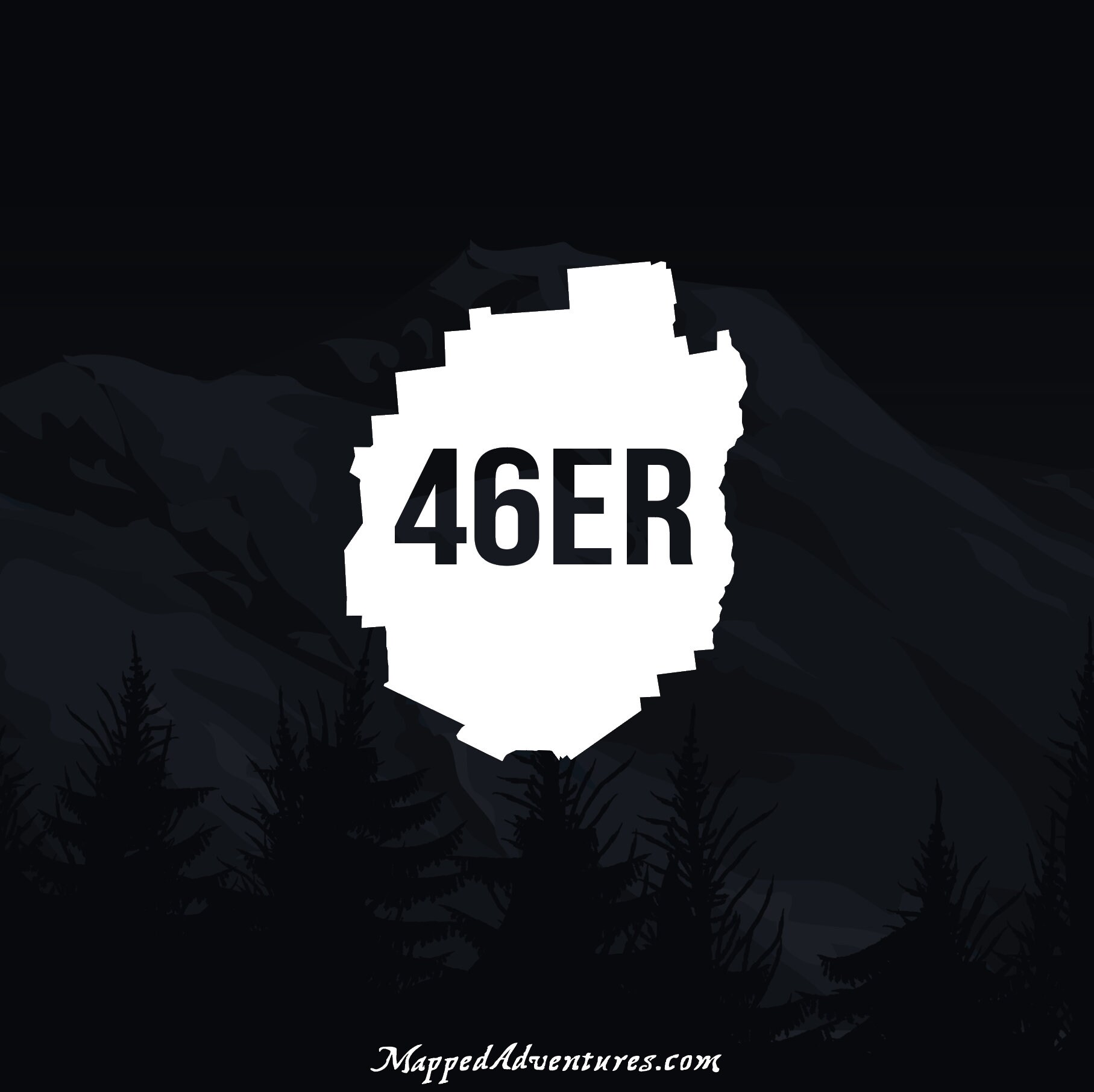 46ER Sticker Free Shipping / 46 High Peaks / 46ER Decal / | Etsy