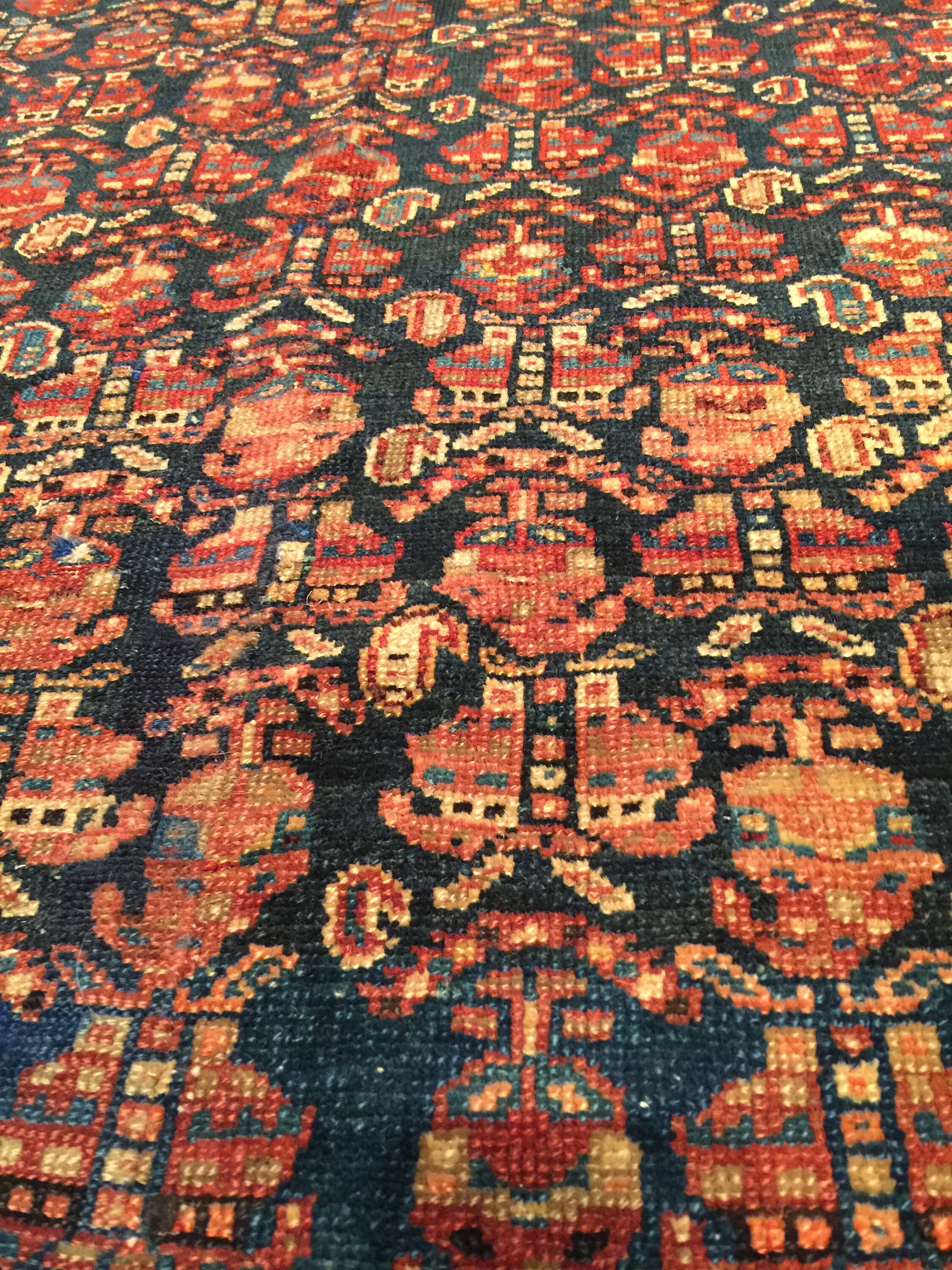 Antique Shirvan Oriental Rug 46 X 70 7852 - Etsy