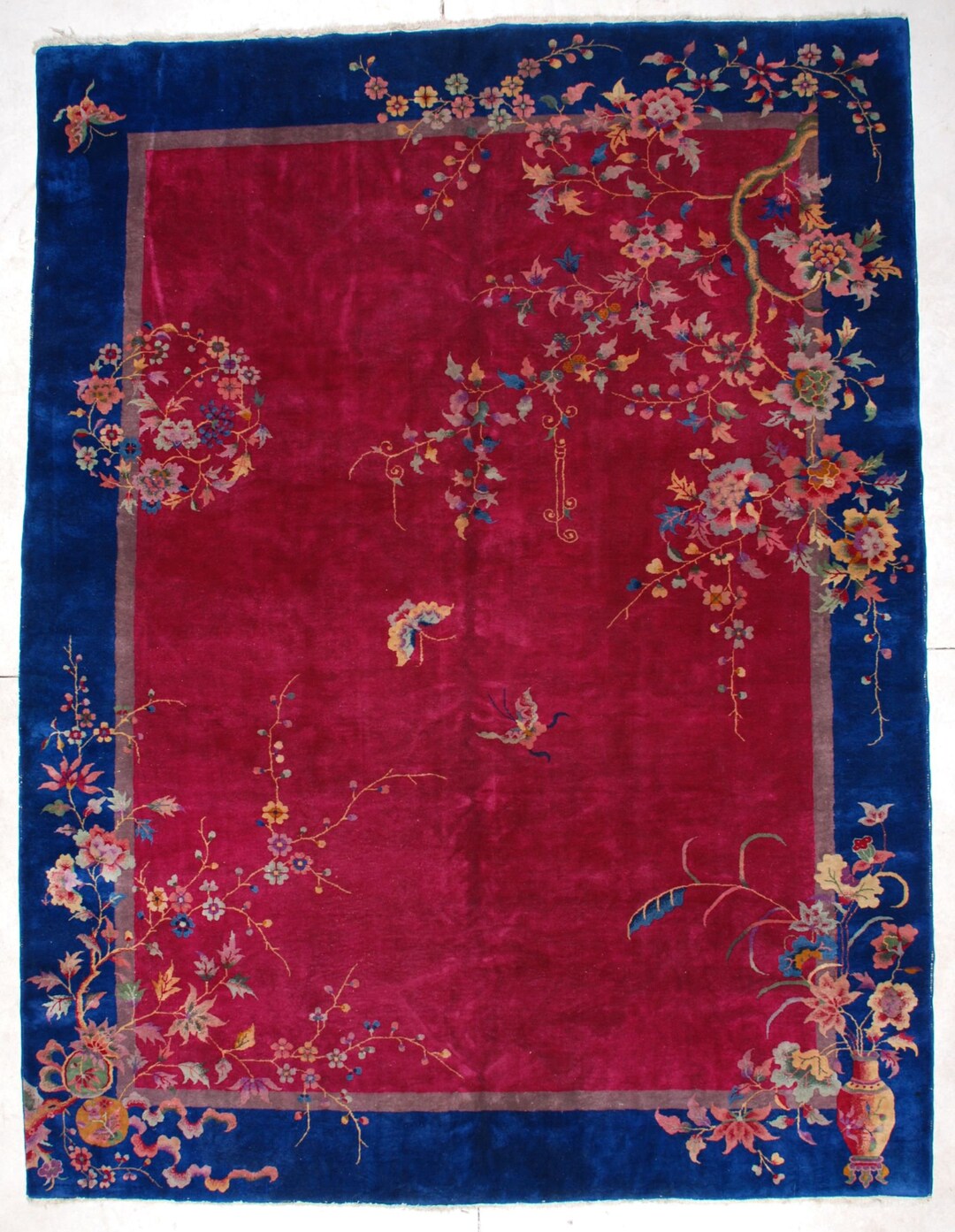 Vintageart Deco Chinese Oriental Rug 8’10” X 11’8″ #6599 - Etsy