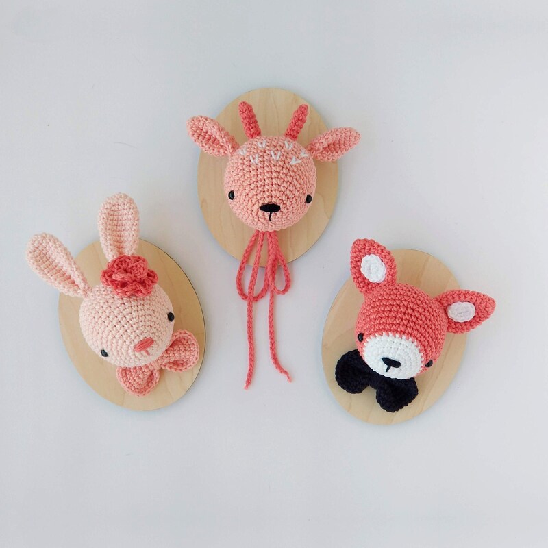 Crochet Animal Head - Etsy