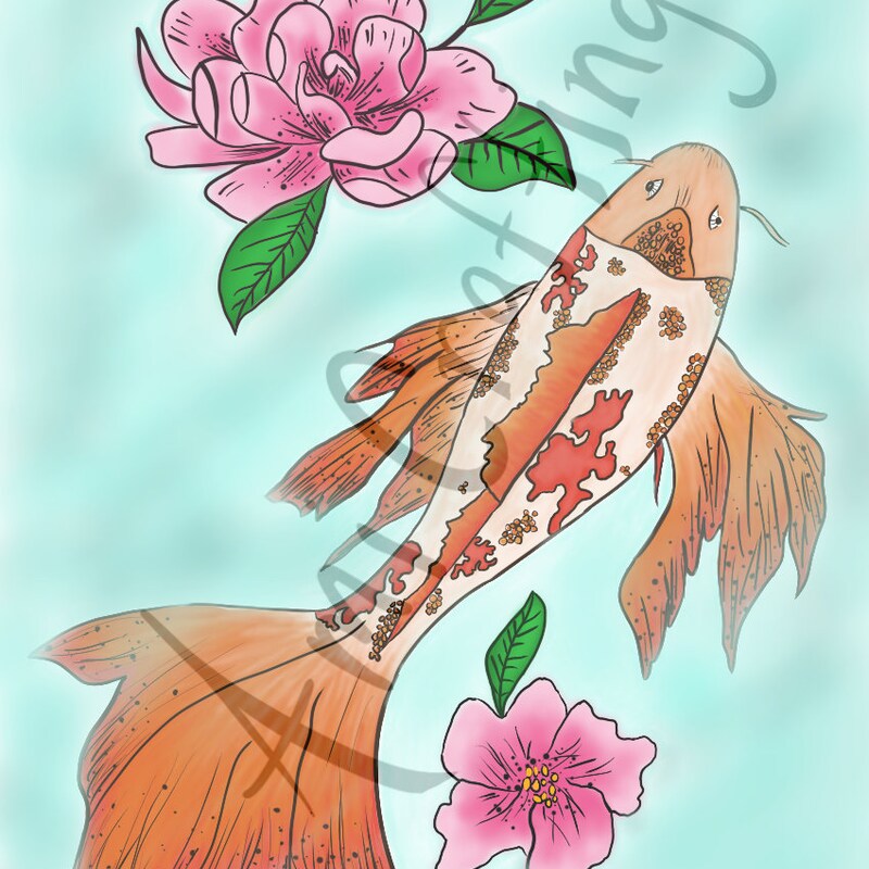 Coi Fish - Etsy