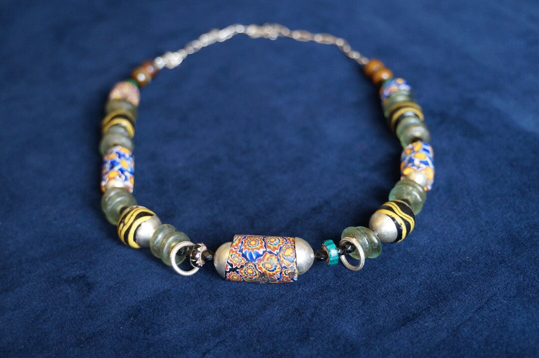 Beaded Necklace From Cameroon - Etsy