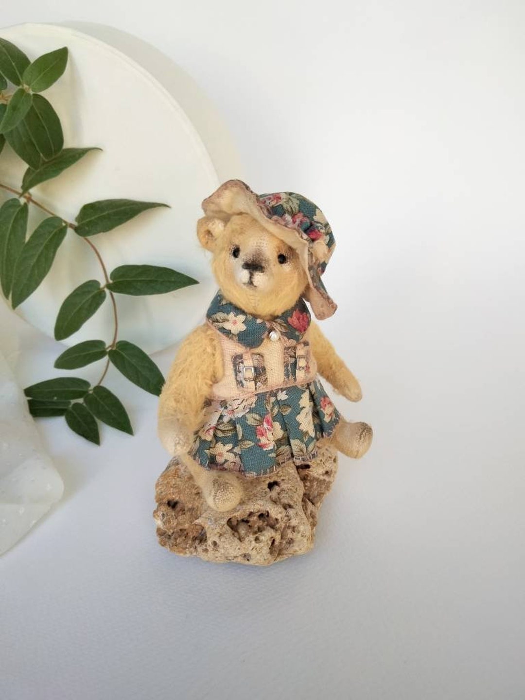 Little Teddy Bear Pocket Collectible Toy Bear in Overalls and Jacket ...