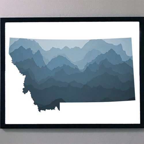 Missoula Map Print Missoula Map Montana Map Art Missoula Etsy