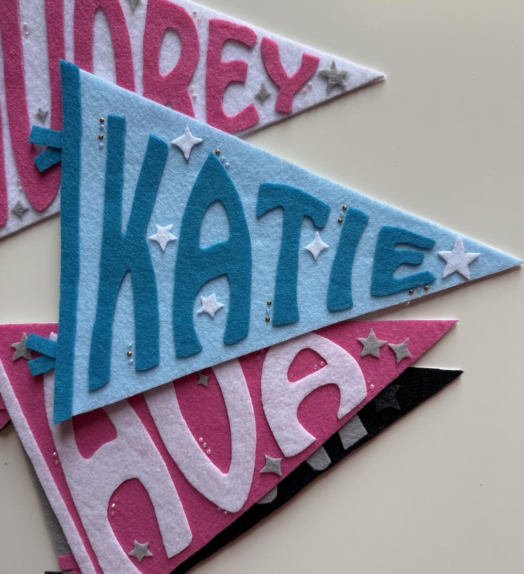 Customized Felt Name Banner - Etsy