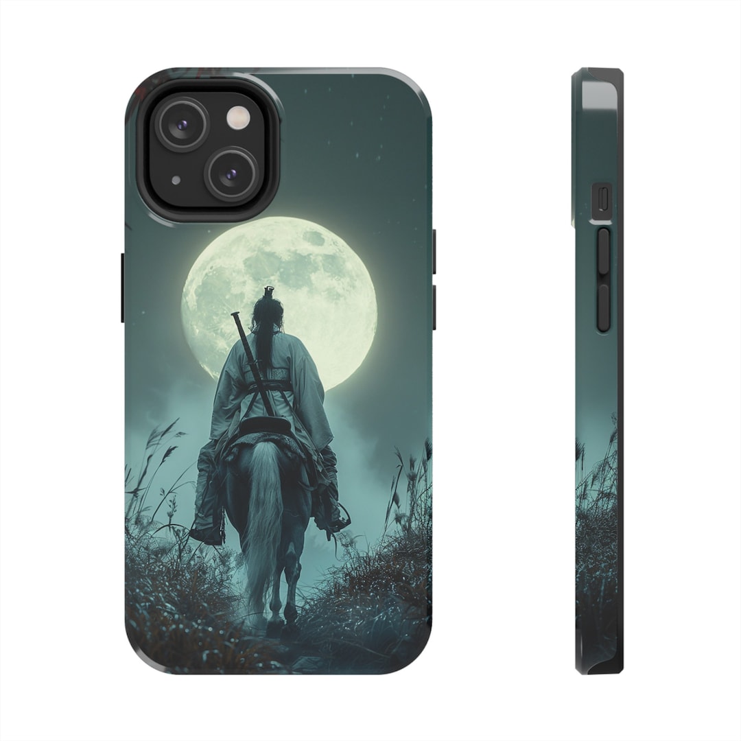 Japanese Samurai Warrior Ukiyo-e Phone Case, Ninja Illustration ...