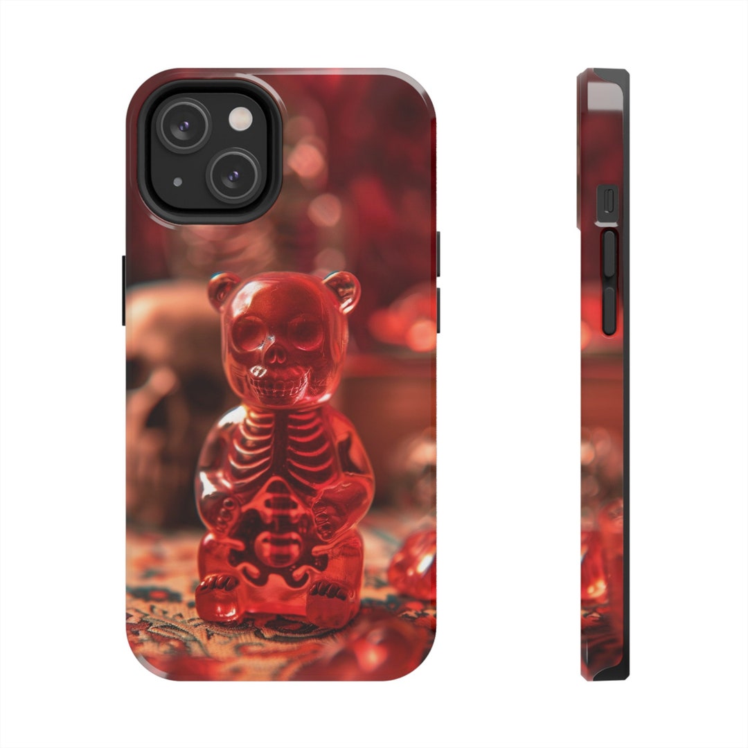Gummy Bear Phone Case With Skeleton Bizarre Phone Case Phone Case ...