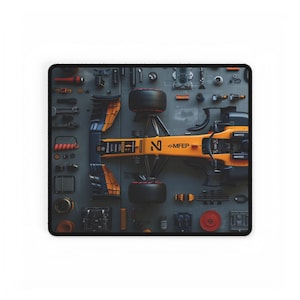 Formula Race Car Design Gaming Mouse Pad - Open Wheel Car With Car ...