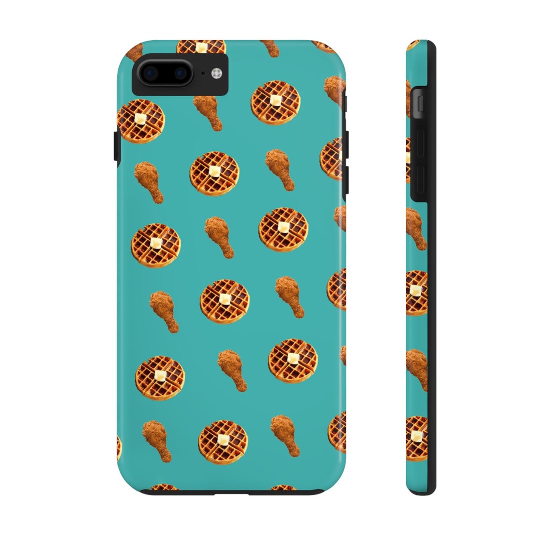 Vintage Chicken and Waffles Galaxy Phone Case | Custom Phone Cover ...