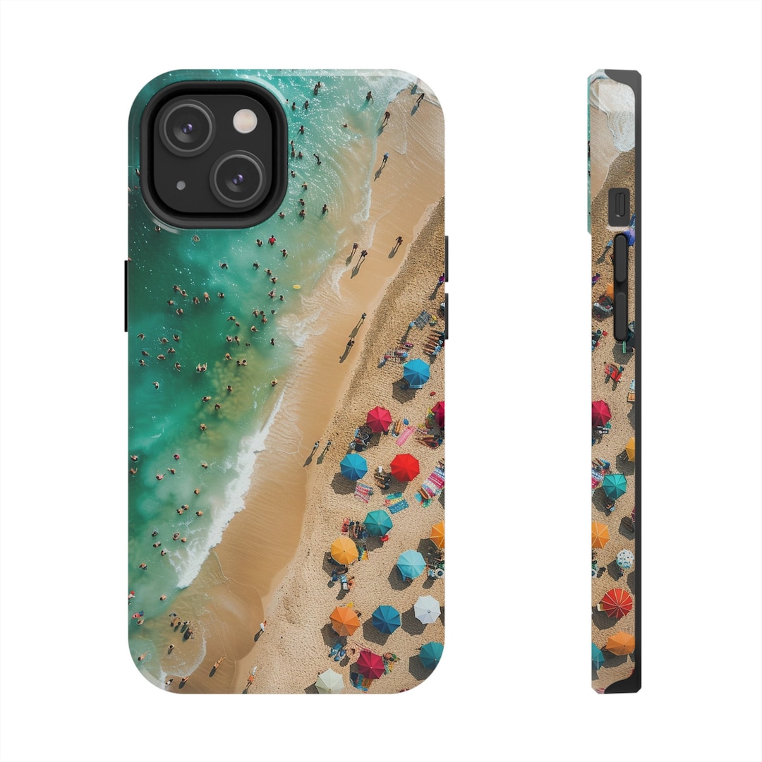 Aerial View of a Beach | Sunny Beach Day Tough Phone Case | Custom ...
