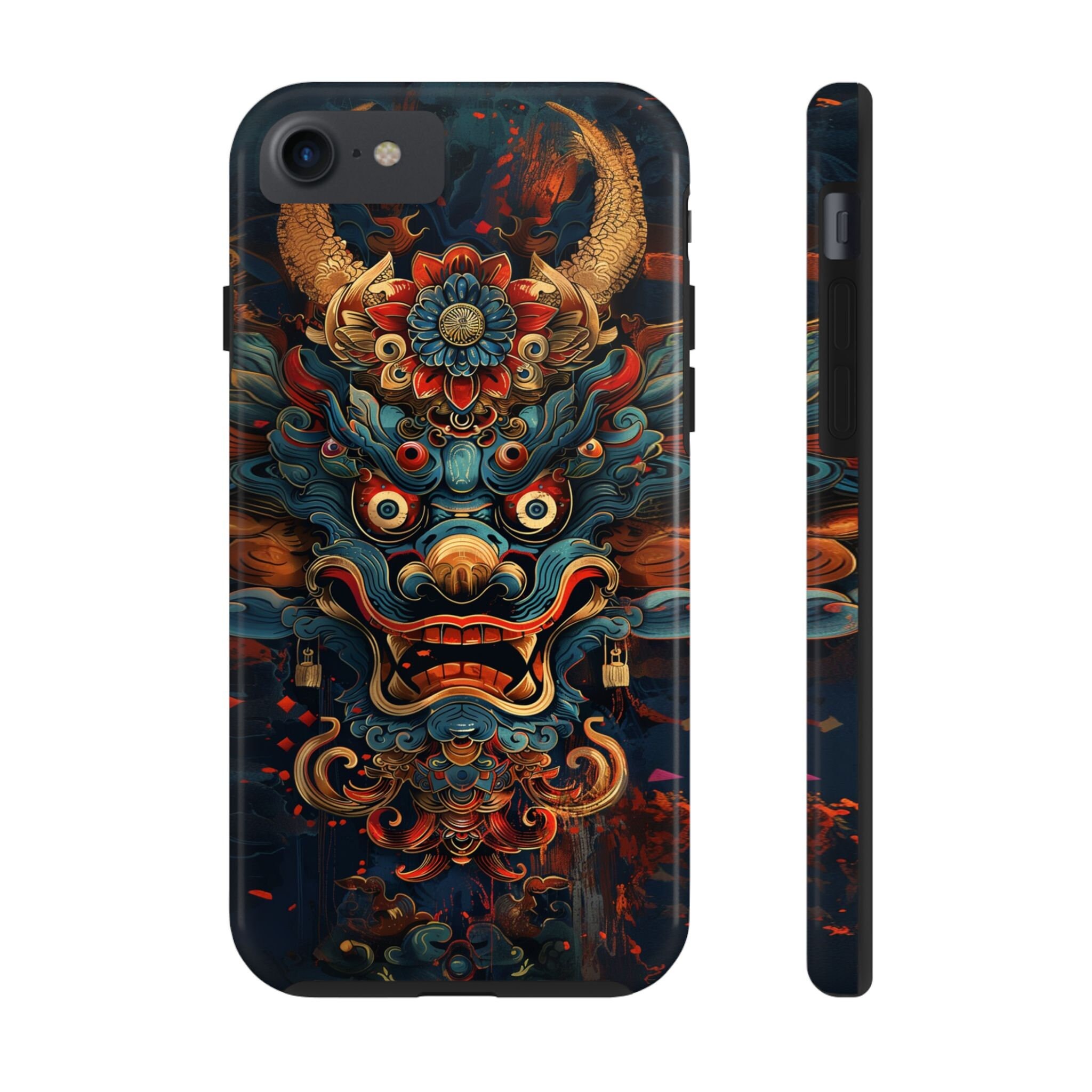 Vintage Mystic Chinese Dragon Tough Phone Case | Custom Phone Cover ...
