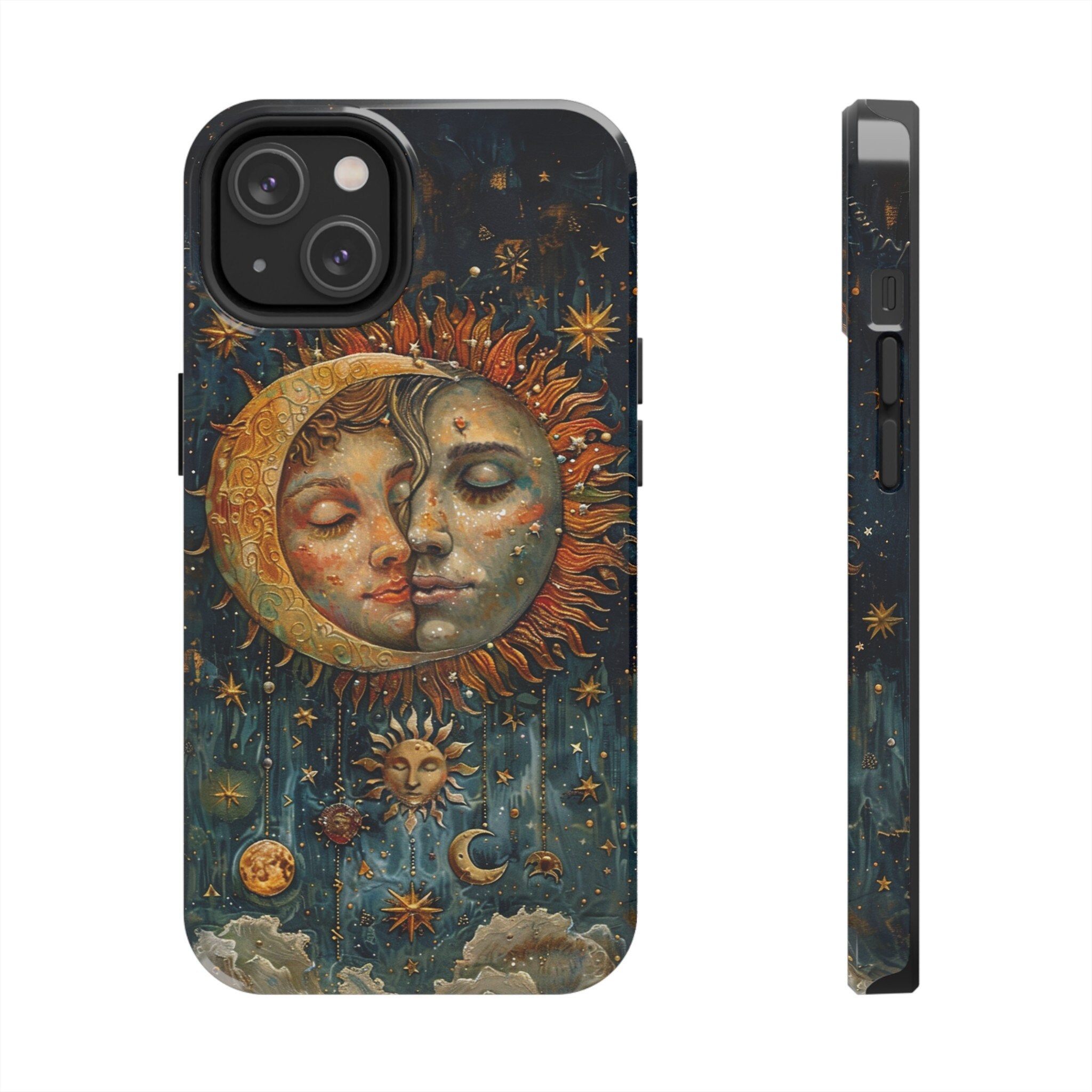 Celestial Sun Moon Star Phone Case, Space Lovers Gift, iPhone Samsung ...