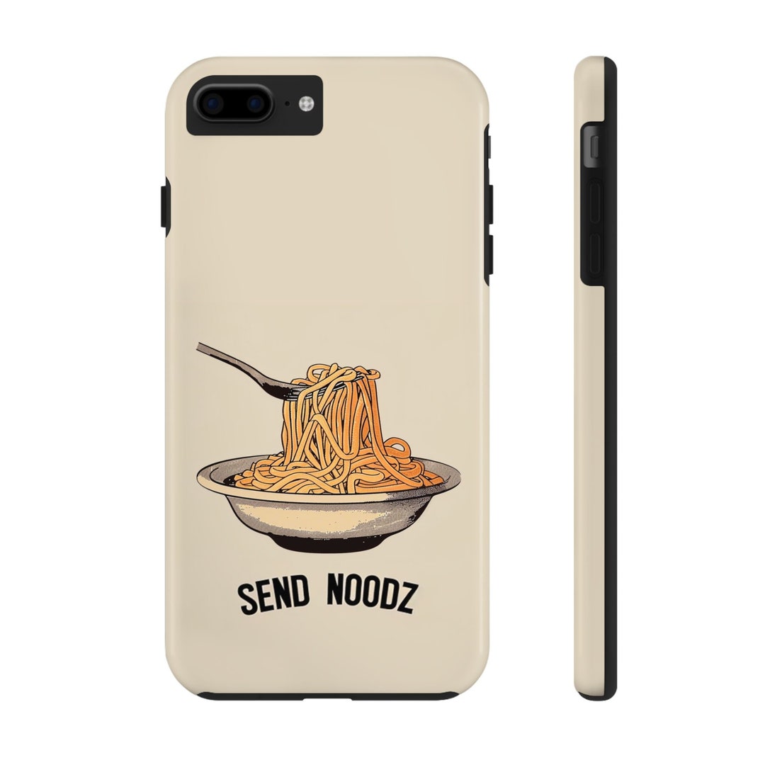 Send Noodz Funny Food Art Samsung Phone Case, Send Noods iPhone Case ...