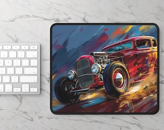 Classic Car Mouse Pad Hot Rod Car Mouse Pad Rat Rod Mouse Pad 0014 - Etsy