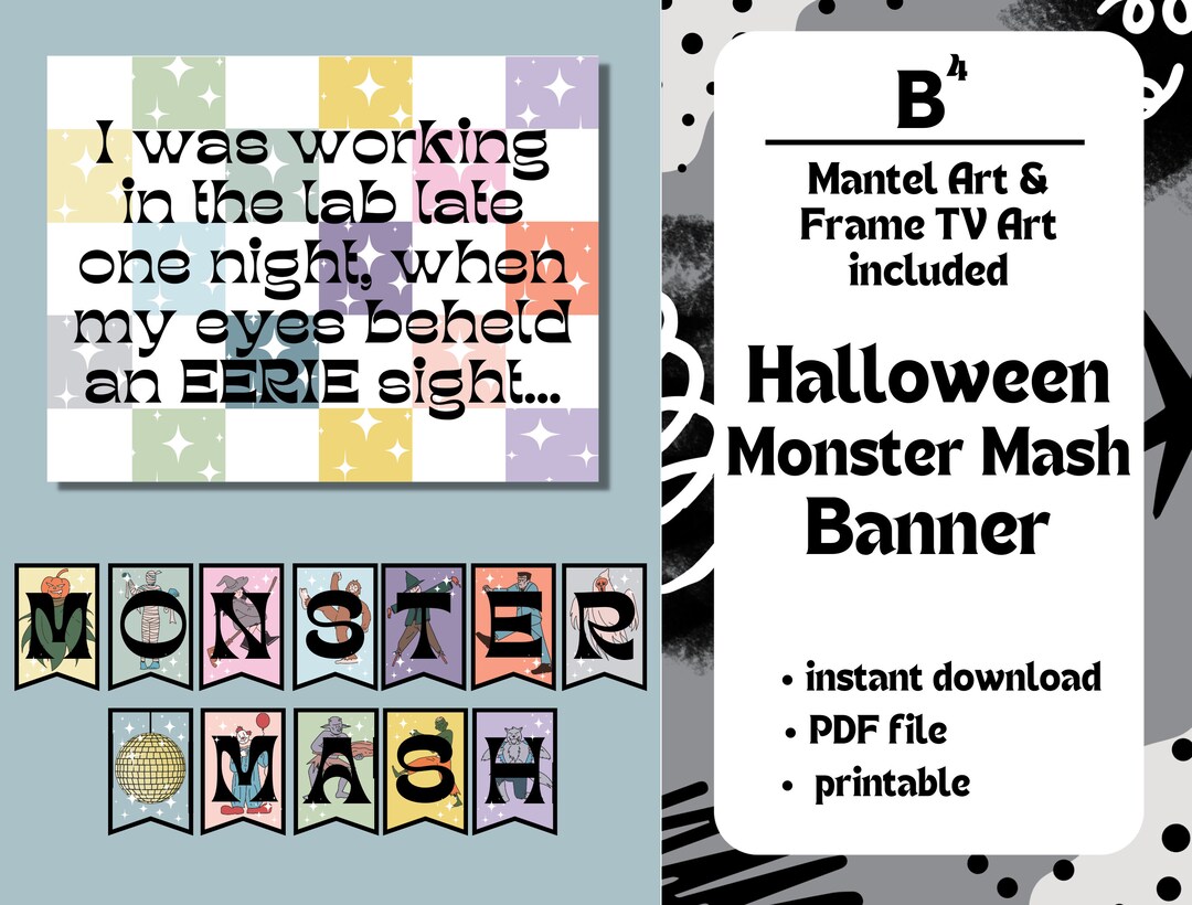 Halloween Banner, Halloween Party Banner, Halloween Banner DIY ...