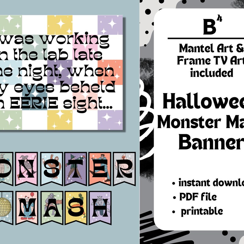 Monster Garland - Etsy