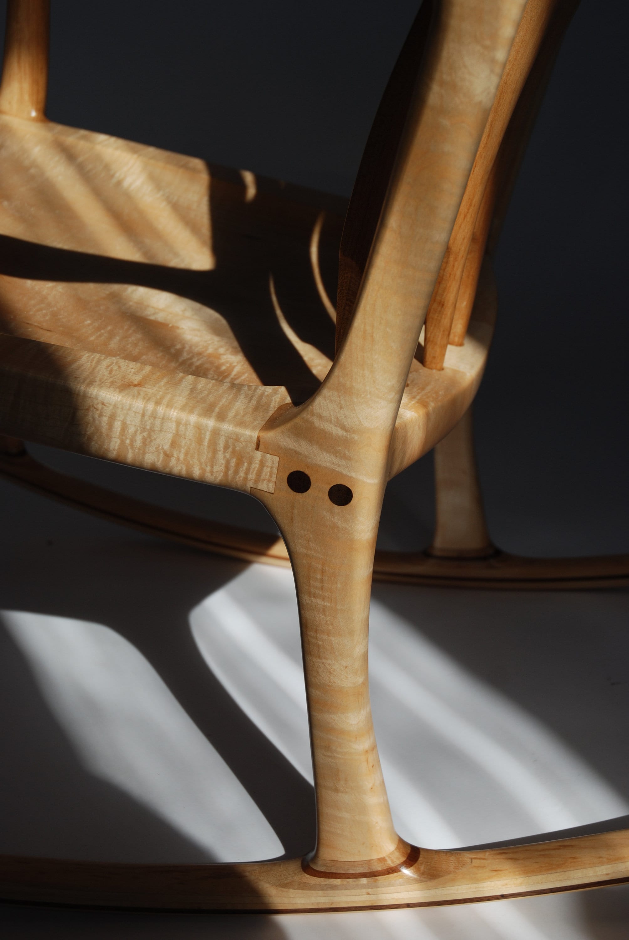 Rocking Chair Inspired by Sam Maloof / Wooden Furniture / Handcrafted ...