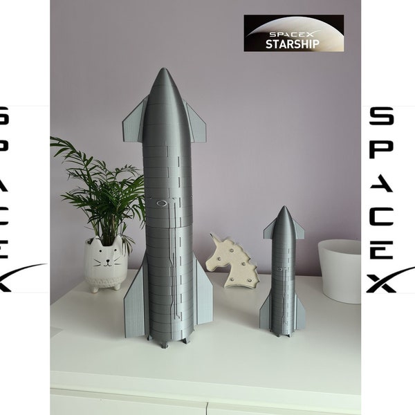 Spacex Starship Model - Etsy