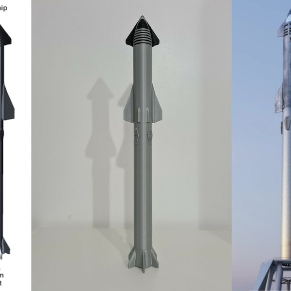 Starship Super Heavy Model - Etsy