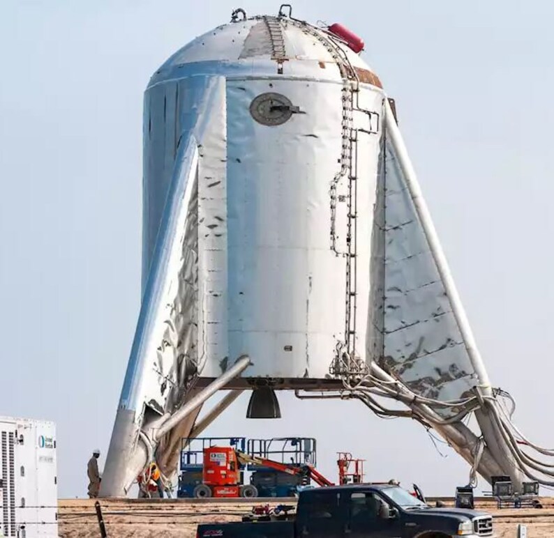 Spacex Starship Starhopper KIT 200mm 8inch 1:100 Scale Great | Etsy