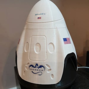 Spacex Falcon 9 Crew Dragon Capsule Decals - Labels Included. UK Seller ...