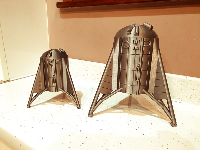 Spacex Starship Starhopper KIT 200mm 8inch 1:100 Scale Great | Etsy