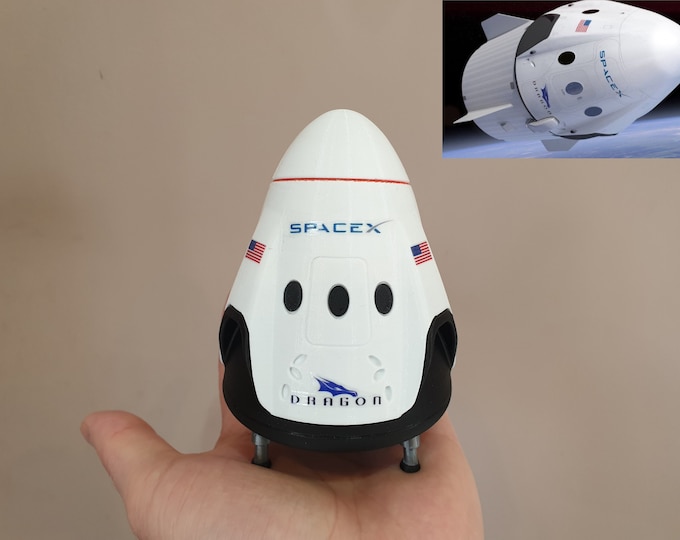 Spacex Axiom-1 Crew Dragon Capsule Model - Replica - UK Seller - Fast ...