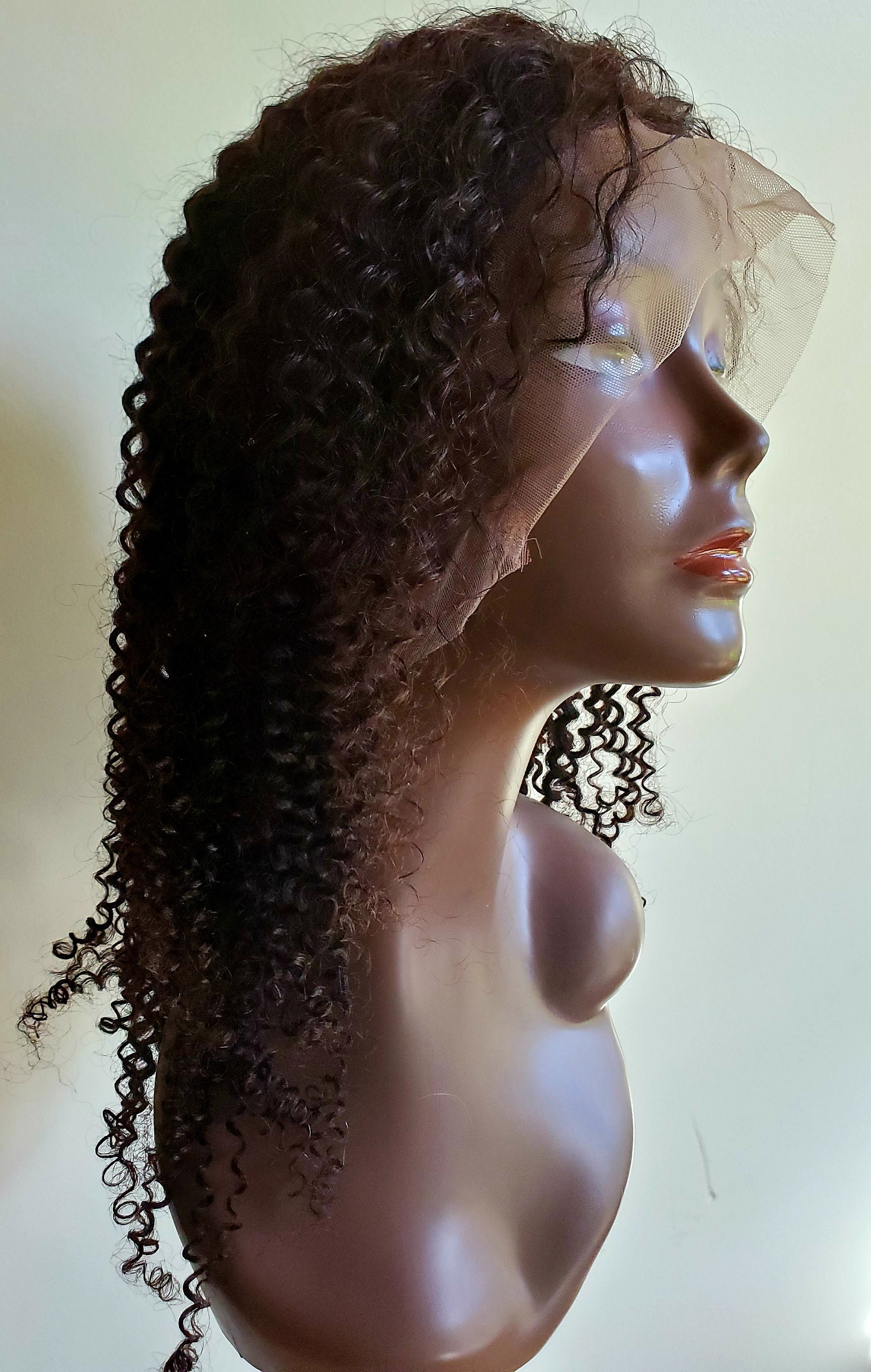 360 Full Lace Wig Queen of Sheba Style Indian Kinky Curly - Etsy New ...