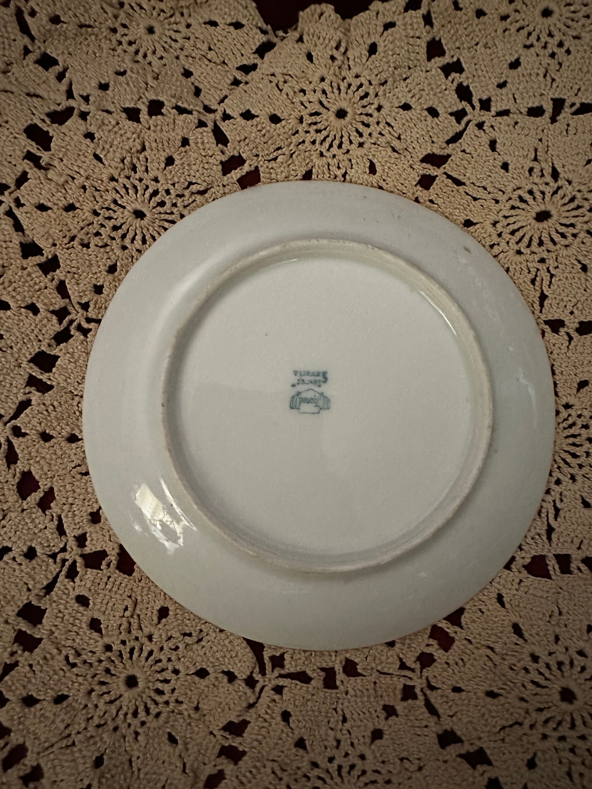 Antique Walter Wilson Hand Painted Porcelain Dish Pink Roses Cottage ...