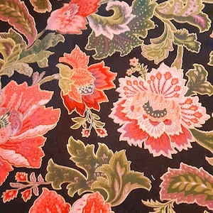 Bold Floral Fabric - Etsy